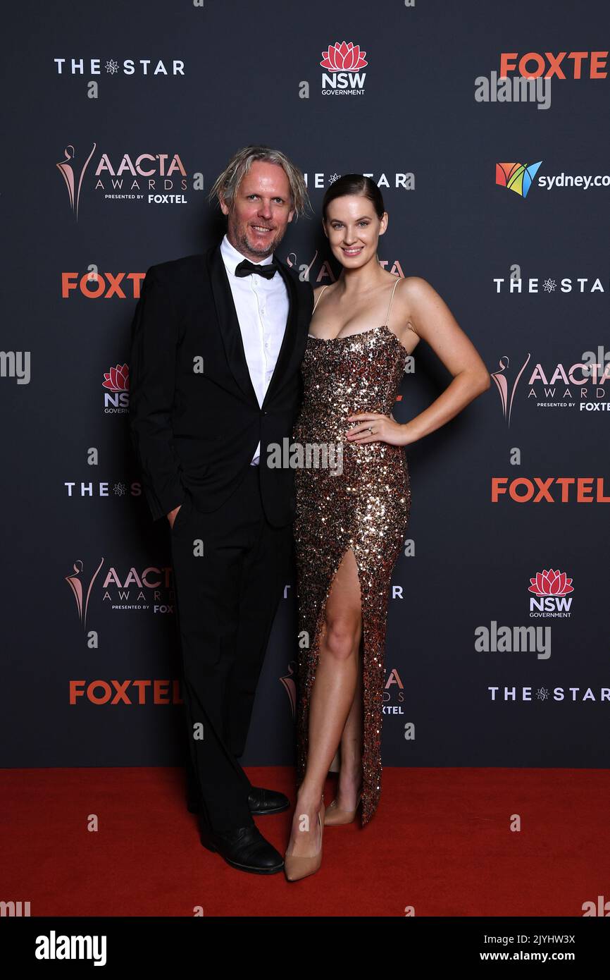 Drew Bailey and Bronte Bailey arrive at the 2020 AACTA Awards at The ...