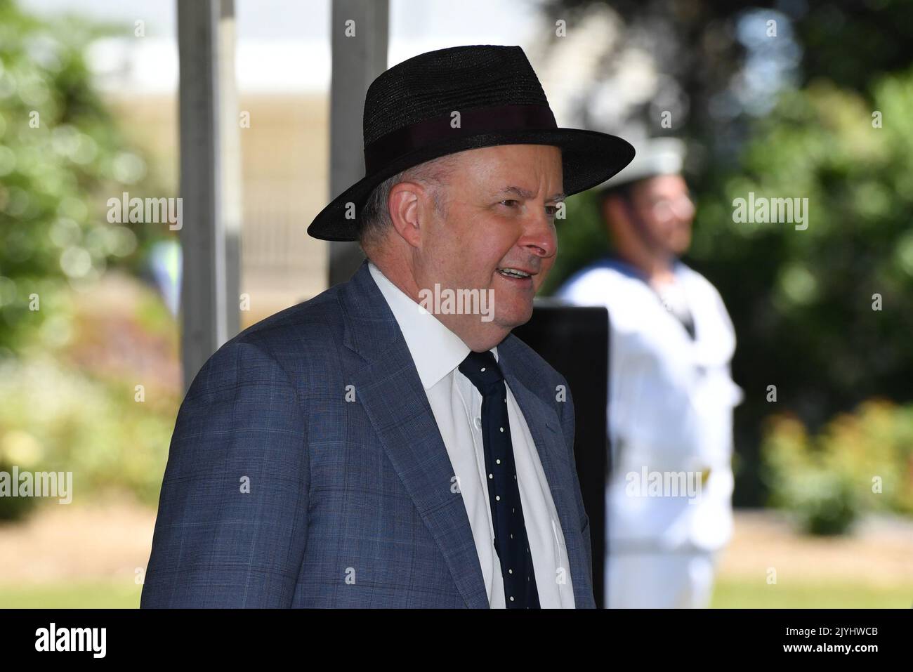 Leader of the Opposition Anthony Albanese at a ceremony to award the ...