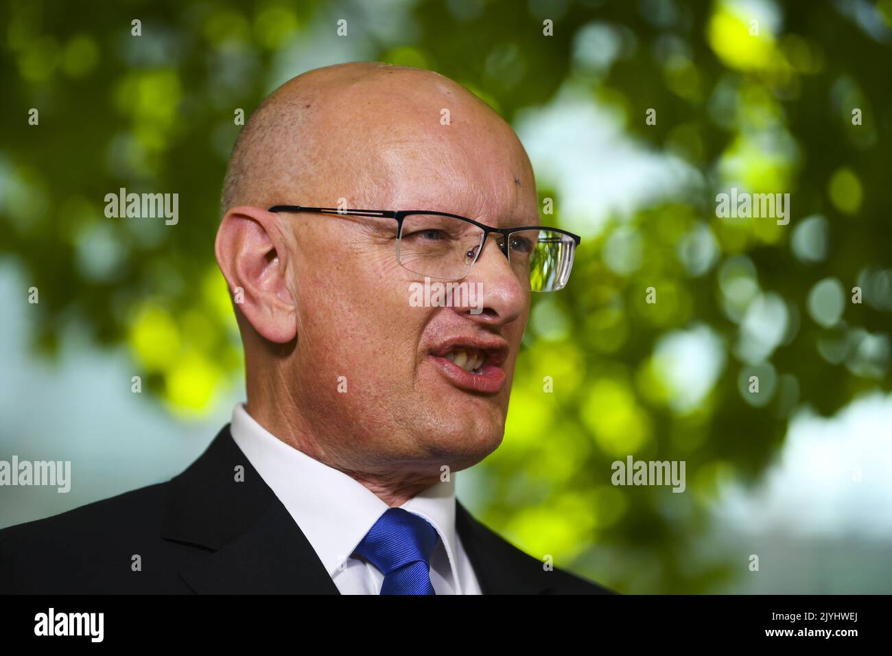 Shadow Veterans’ Affairs Minister Shayne Neumann speaks during a press ...
