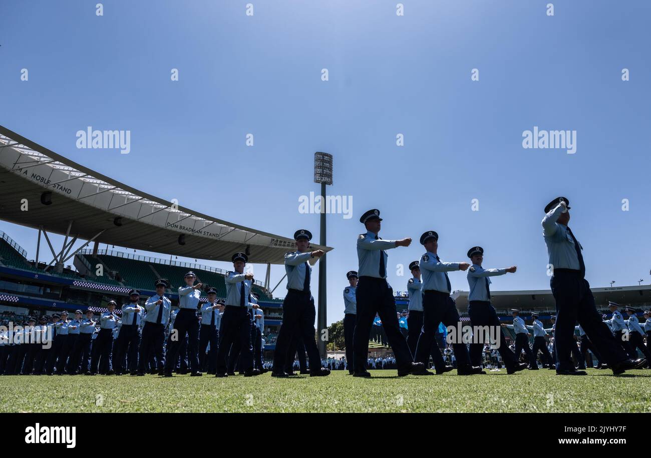 Police Officers seen during the Classes of 2020 Attestation Parade, at ...