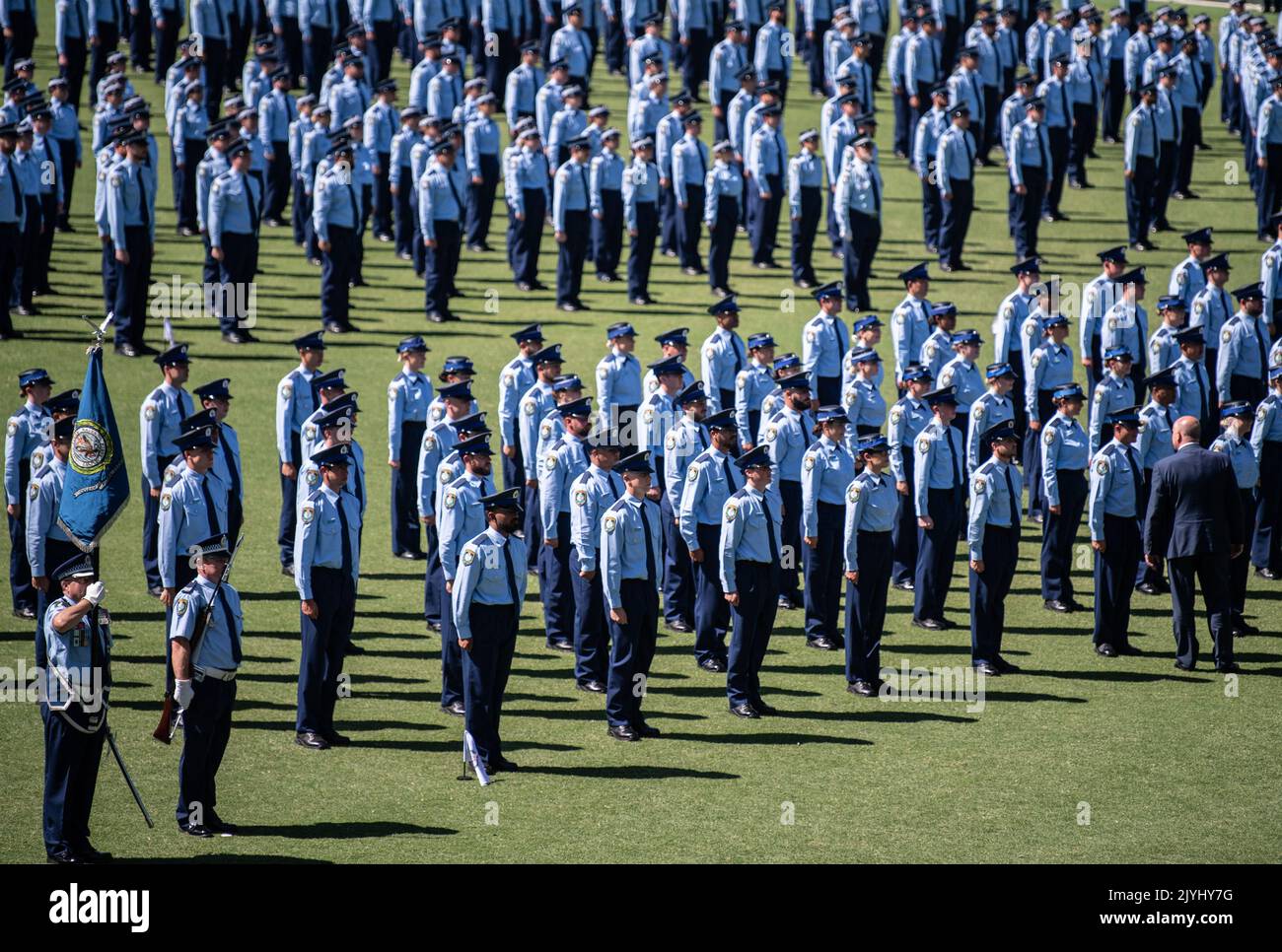 Police Officers seen during the Classes of 2020 Attestation Parade, at ...