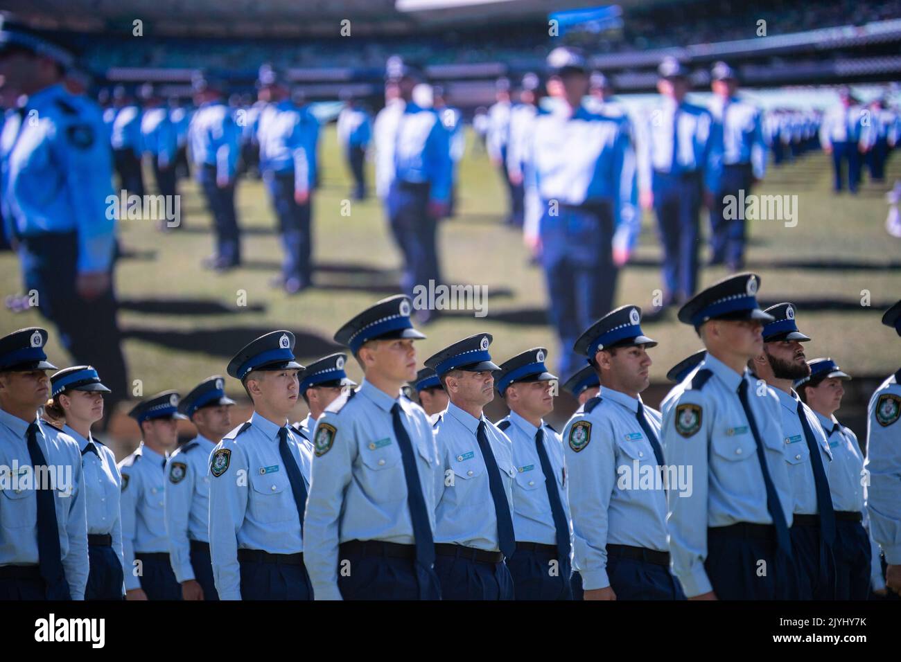 Police Officers seen during the Classes of 2020 Attestation Parade, at ...
