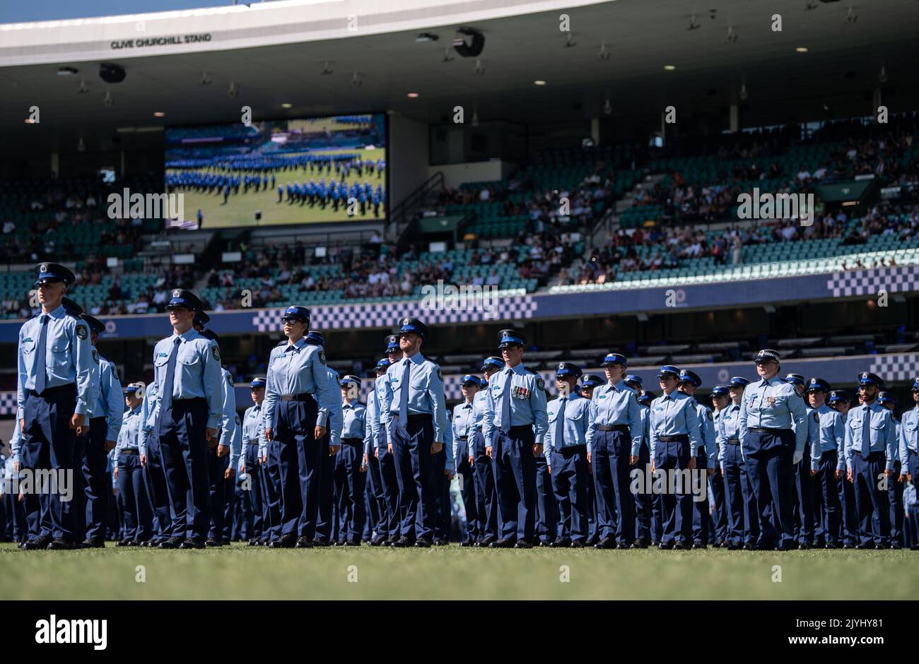 Police Officers seen during the Classes of 2020 Attestation Parade, at ...