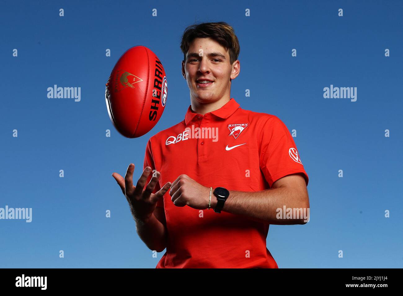 Errol Gulden of the Sydney Swans who has been selected in the first ...