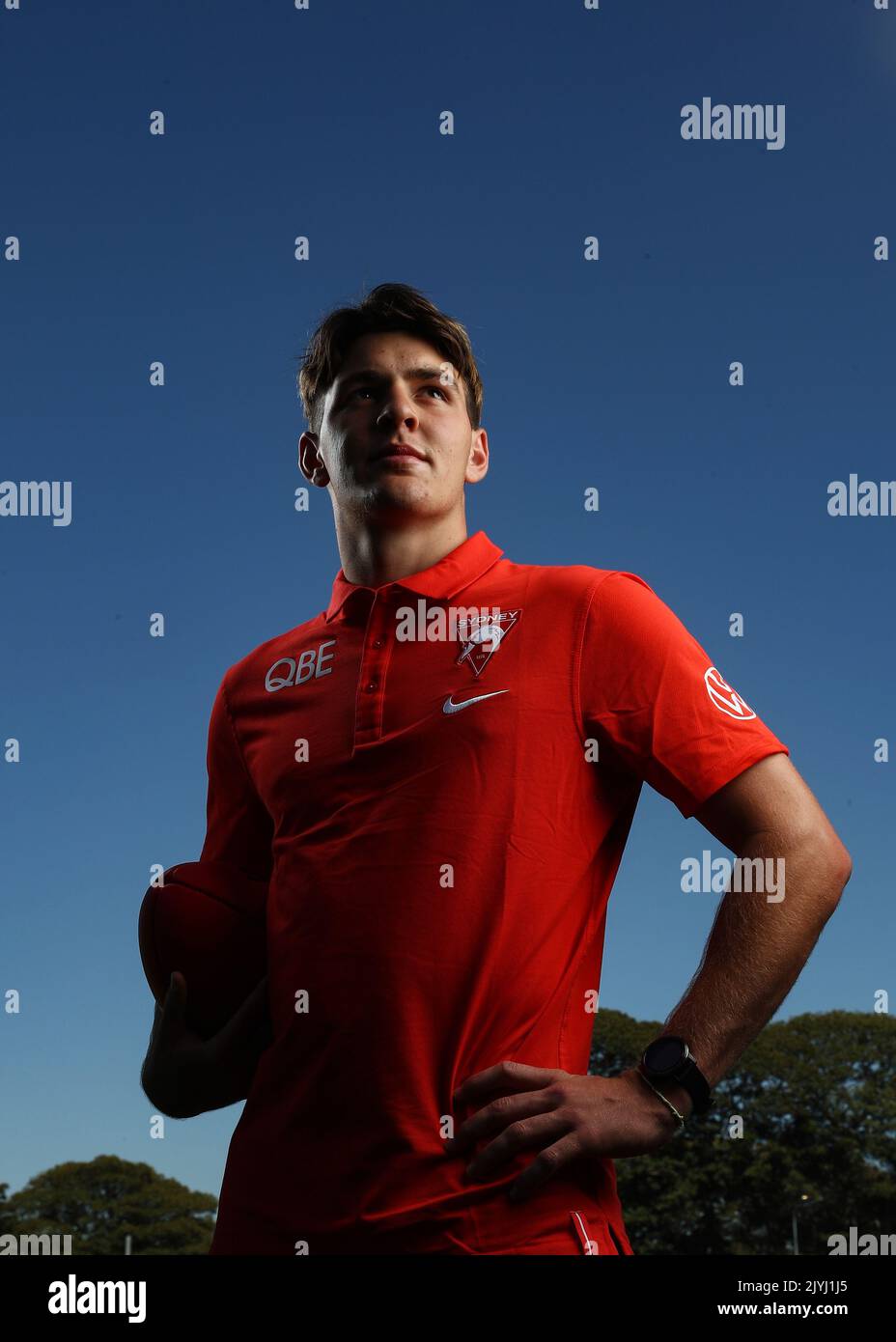 Errol Gulden of the Sydney Swans who has been selected in the first ...