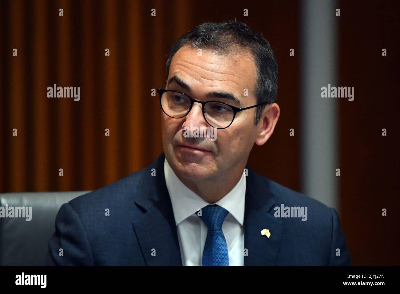 South Australia’s Premier Steven Marshall at a National Cabinet press ...