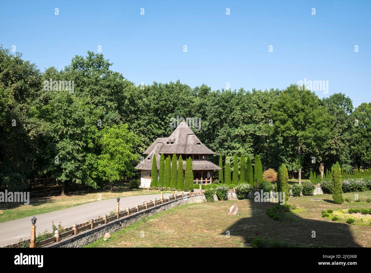 Romania, Maramures, Sapanta, Peri monastery Stock Photo - Alamy