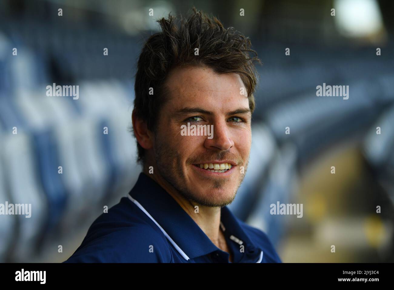 Isaac Smith of the Geelong Cats poses for a photograph during a Geelong ...