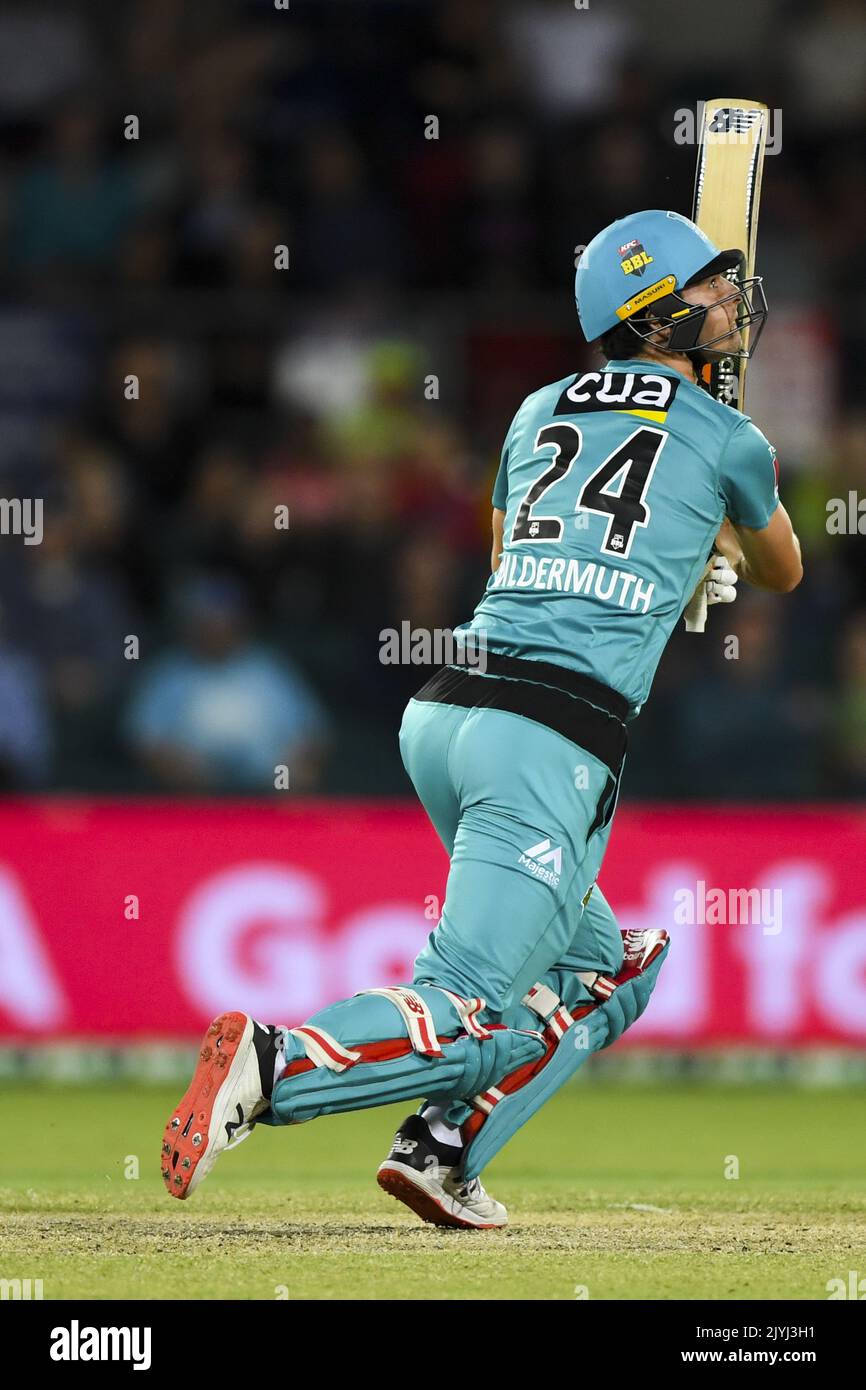 Jack Wildermuth of the Heat bats during the Big Bash League (BBL ...