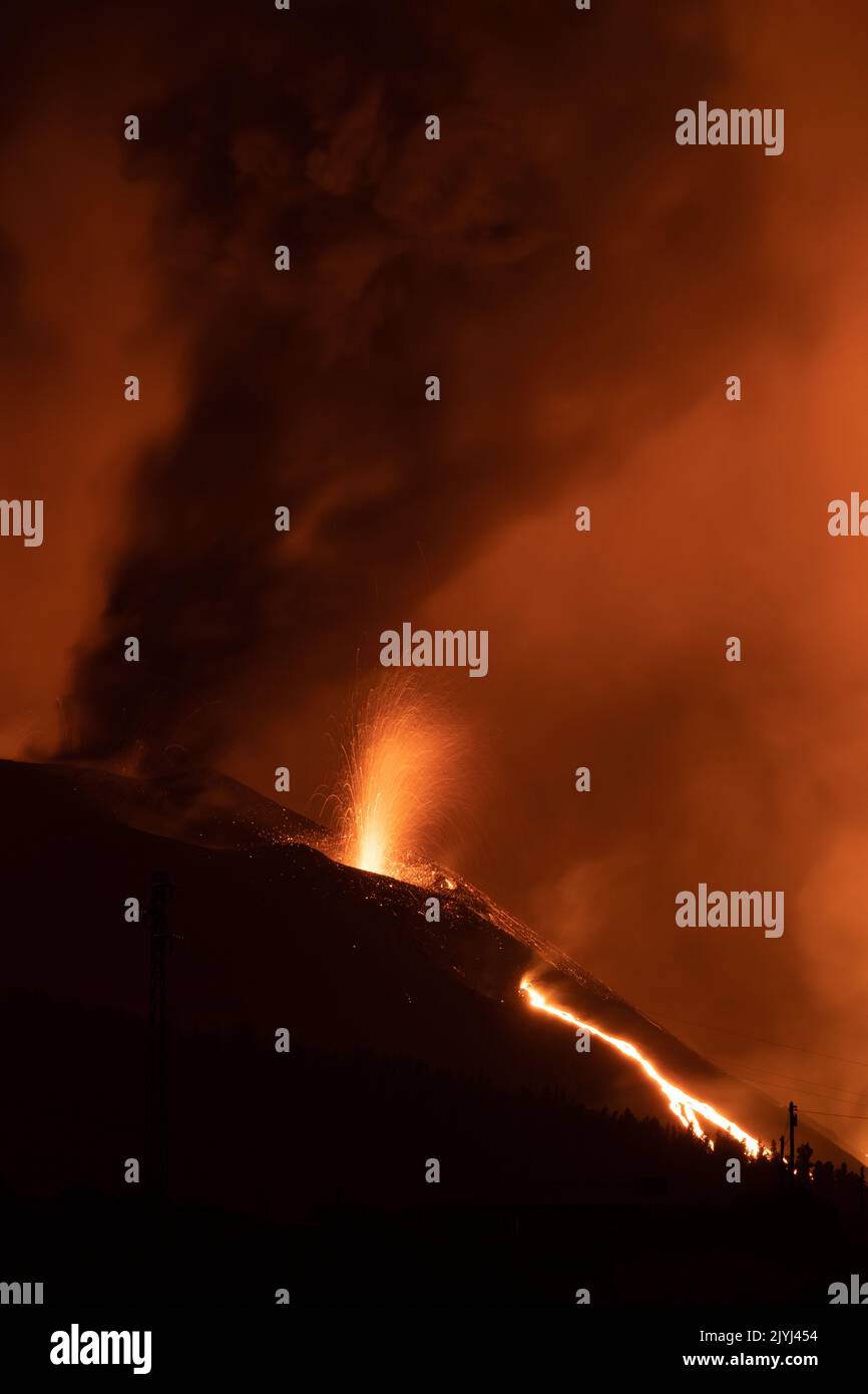 The volcanic eruption of La Palma began on September 19 of 2021 in the ...