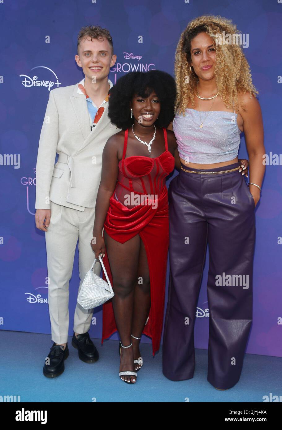 Los Angeles, Ca. 7th Sep, 2022. Gavin Arneson, Vanessa Aryee, Carri ...