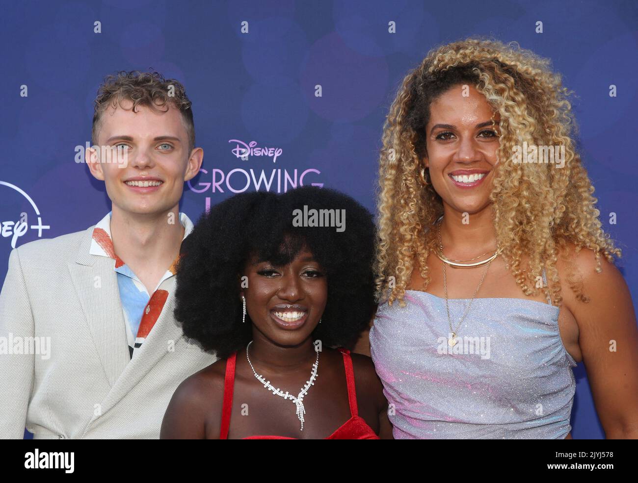 Los Angeles, Ca. 7th Sep, 2022. Gavin Arneson, Vanessa Aryee, Carri ...