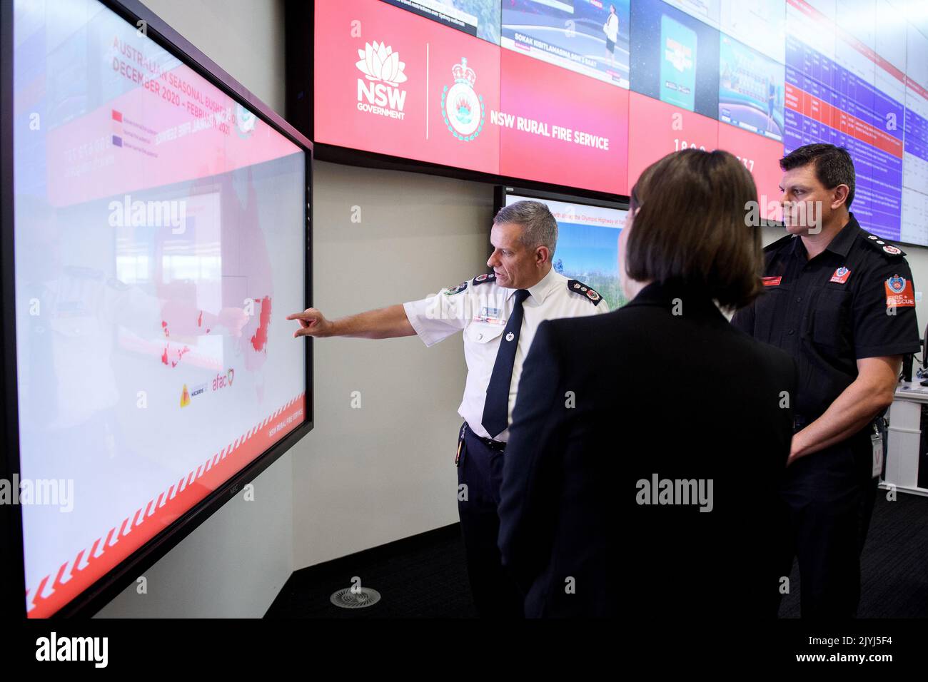 NSW Premier Gladys Berejiklian and Emergency Services Minister David ...