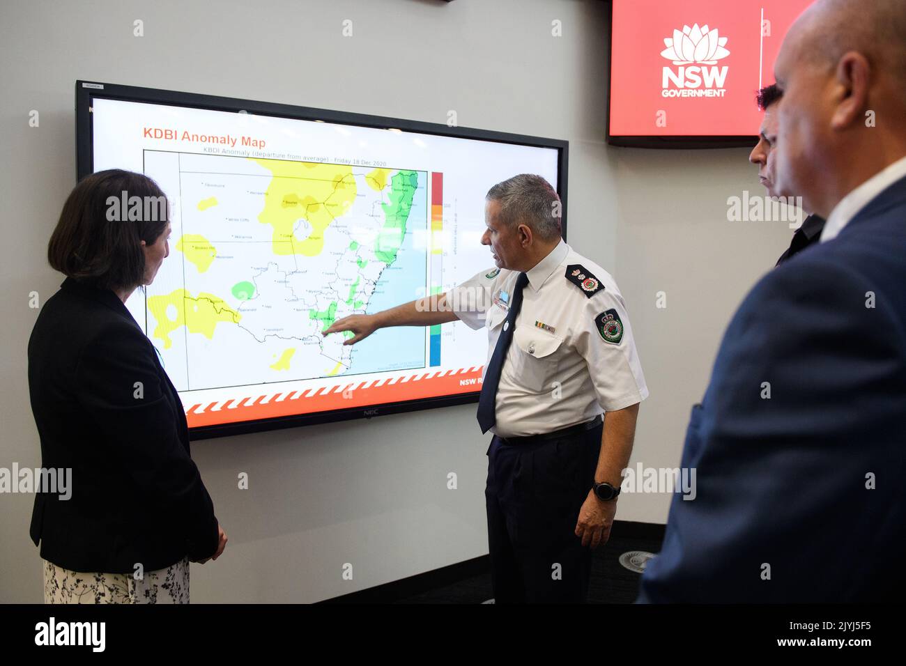 NSW Premier Gladys Berejiklian and Emergency Services Minister David ...