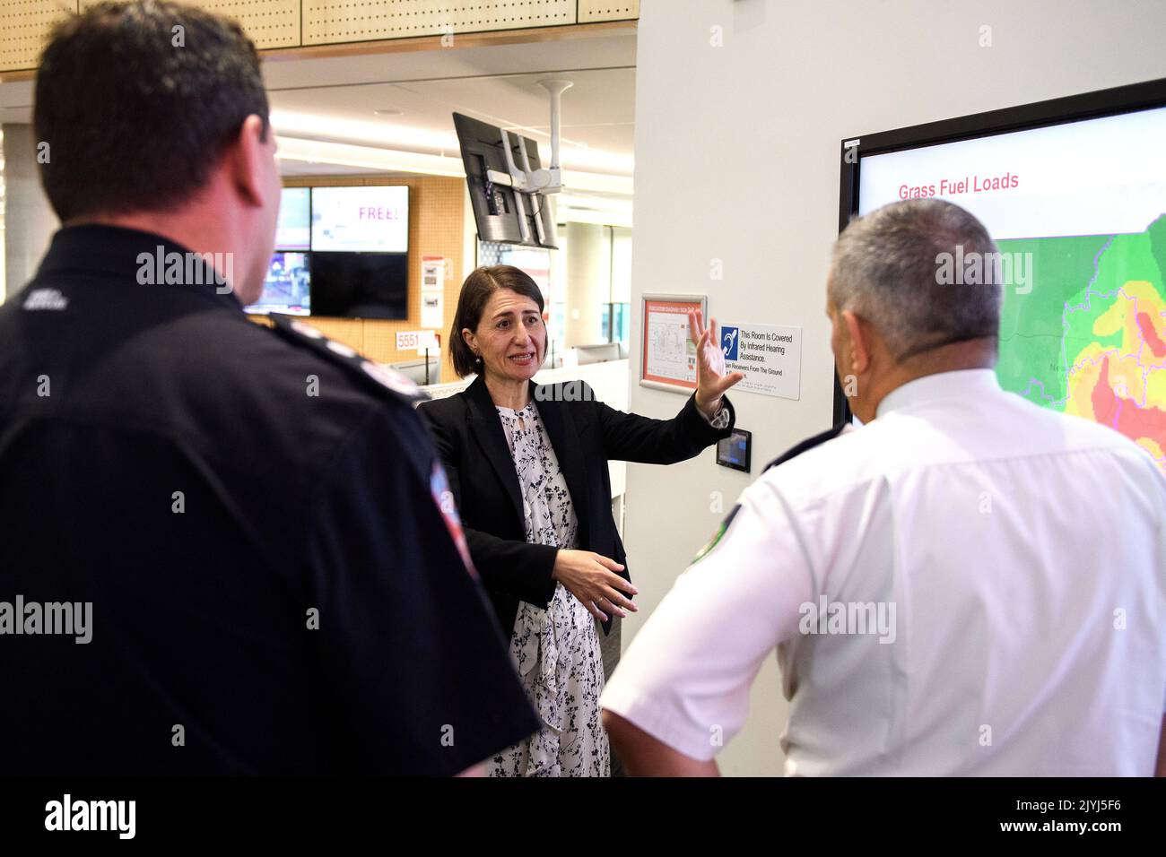 NSW Premier Gladys Berejiklian and Emergency Services Minister David ...