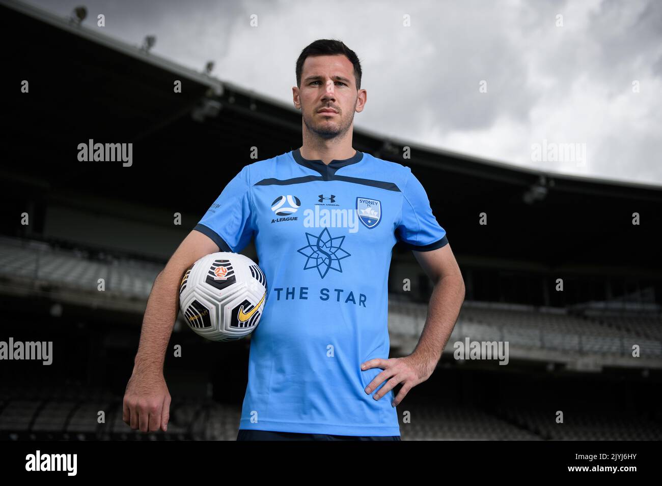 Ryan McGowan of Sydney FC poses for a photograph during a team media ...