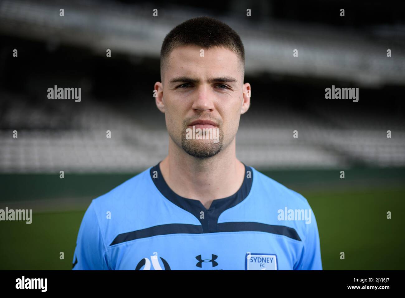 Patrick Flottmann of Sydney FC poses for a photograph during a team ...