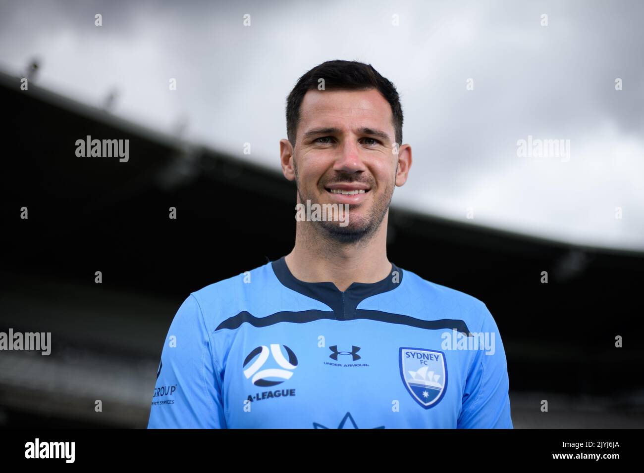 Ryan McGowan of Sydney FC poses for a photograph during a team media ...