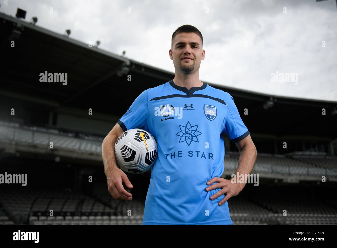 Patrick Flottmann of Sydney FC poses for a photograph during a team ...