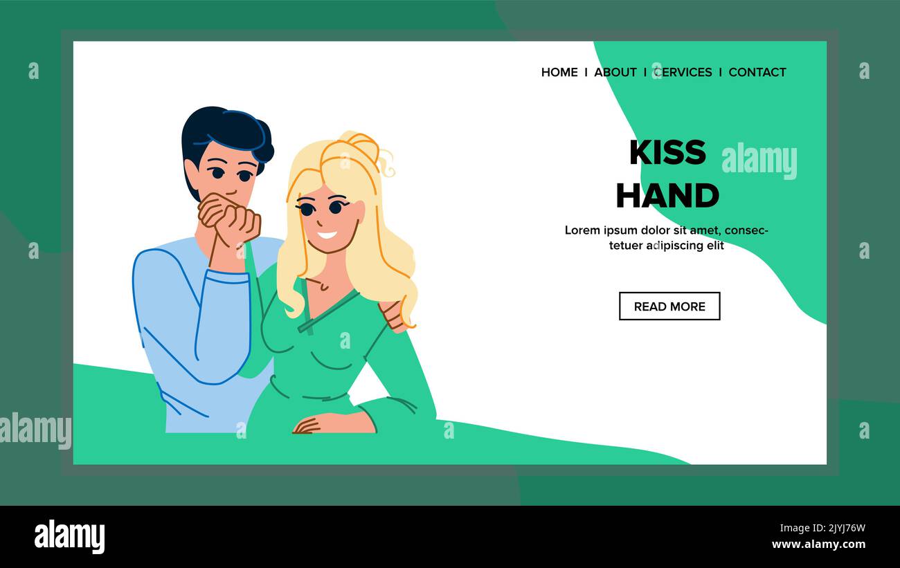 kiss hand vector Stock Vector Image & Art - Alamy