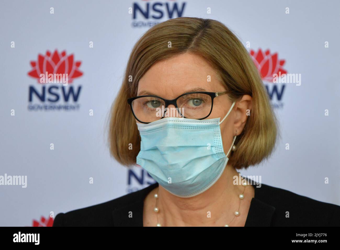 NSW Chief Health Officer Dr Kerry Chant provides a COVID-19 update at a ...