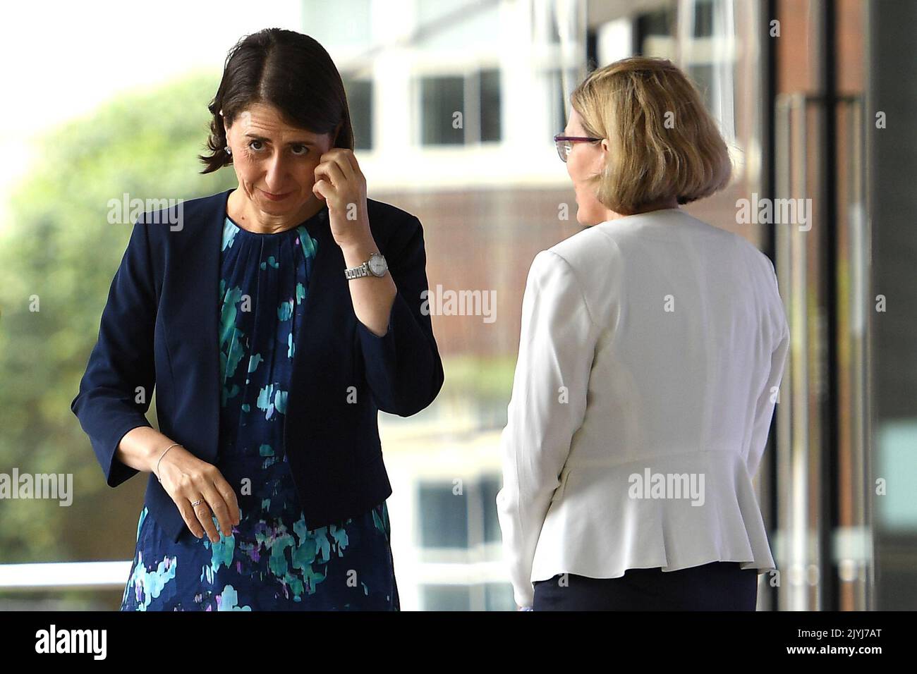 NSW Premier Gladys Berejiklian (left) and NSW Chief Health Officer Dr ...
