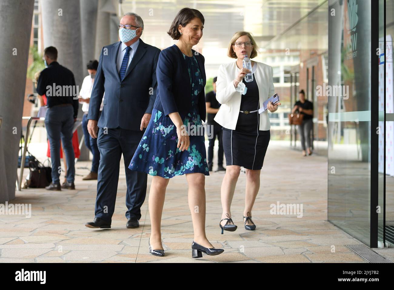 NSW Premier Gladys Berejiklian, Health Minister Brad Hazzard and Chief ...