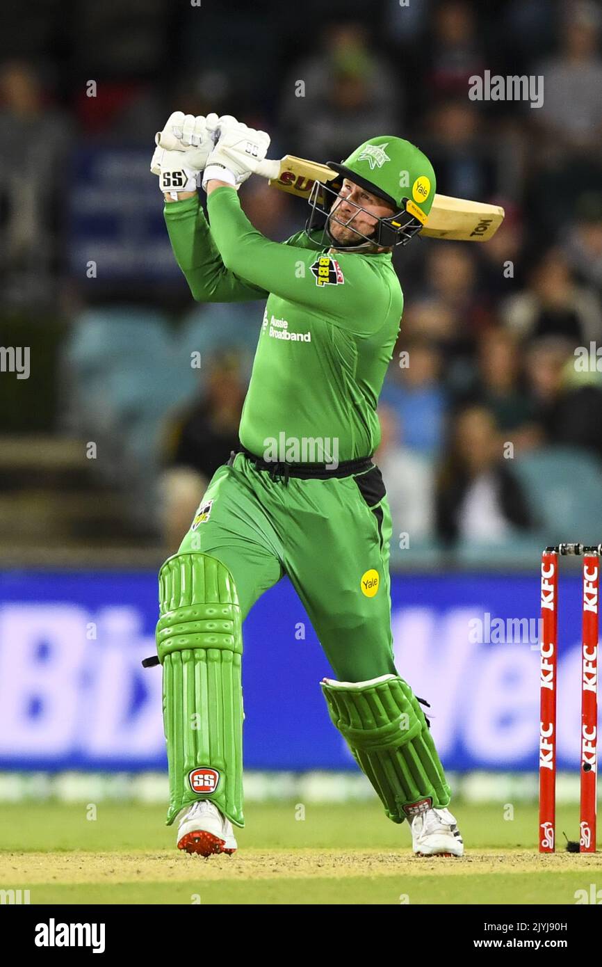 Ben Dunk of the Stars bats during the Big Bash League (BBL) cricket ...
