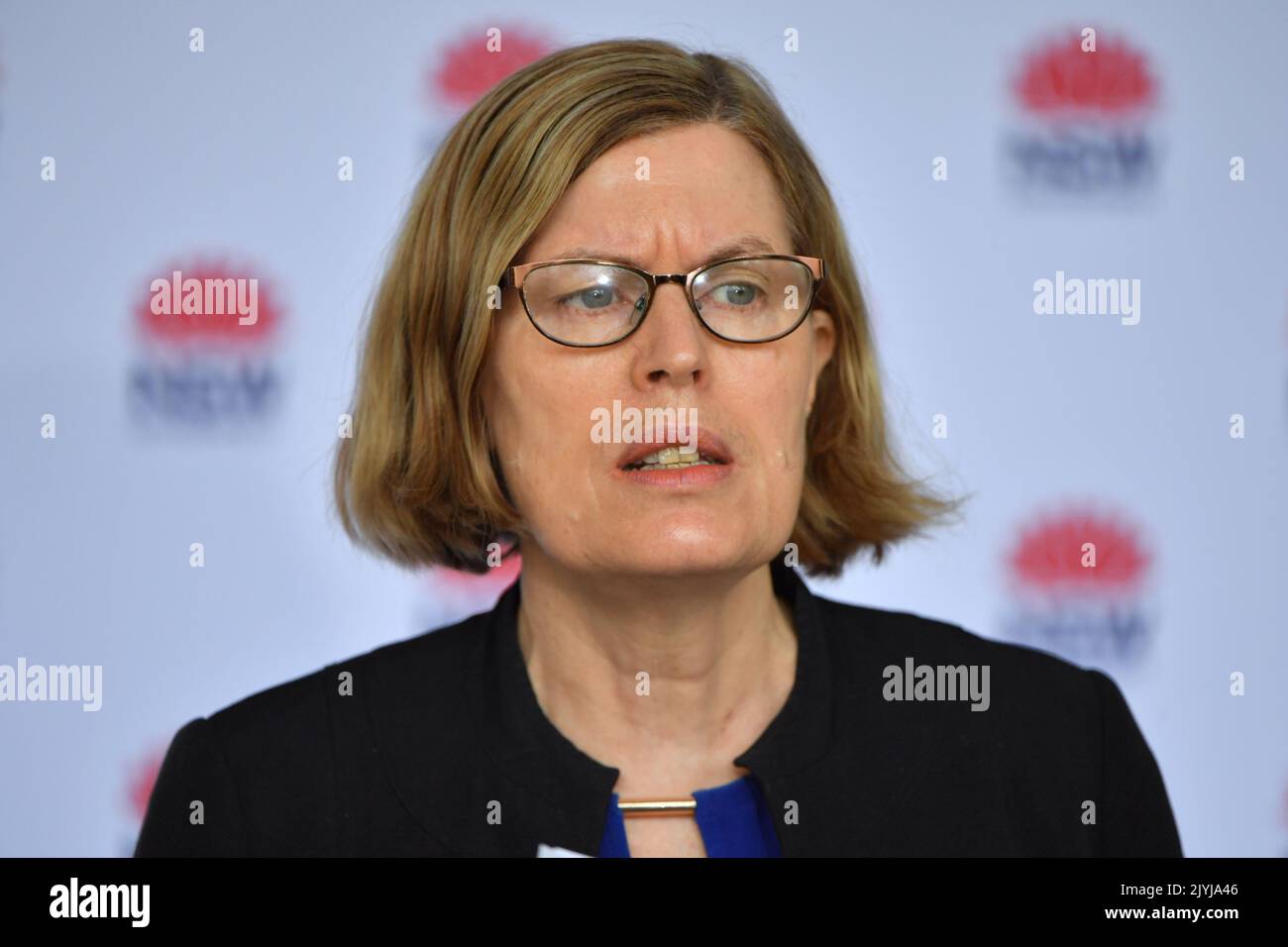 NSW Chief Health Officer Dr Kerry Chant provides a COVID-19 update at a ...
