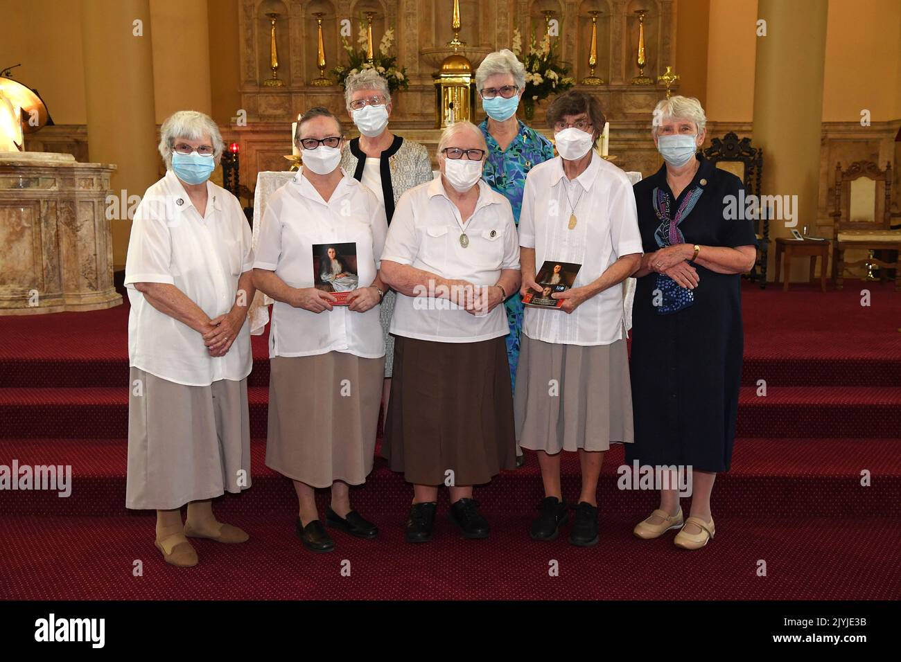 (L-R) Sister Kerry Macdermott, Sister Gabriel Bast, Sister Clare Nolan ...