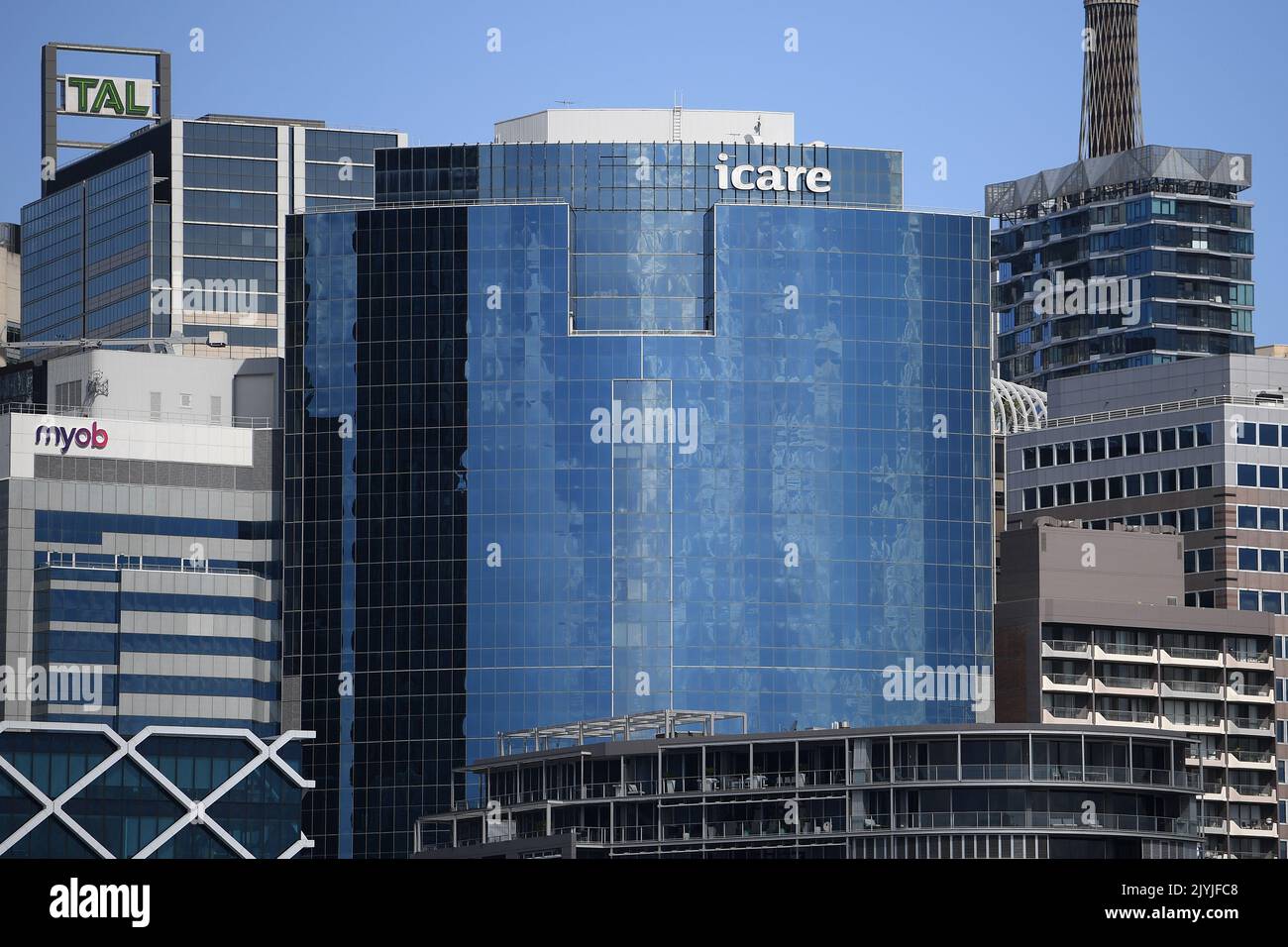 A general view of icare NSW’s headquarters in Sydney, Thursday, January 14, 2021. (AAP Image/Dan ...