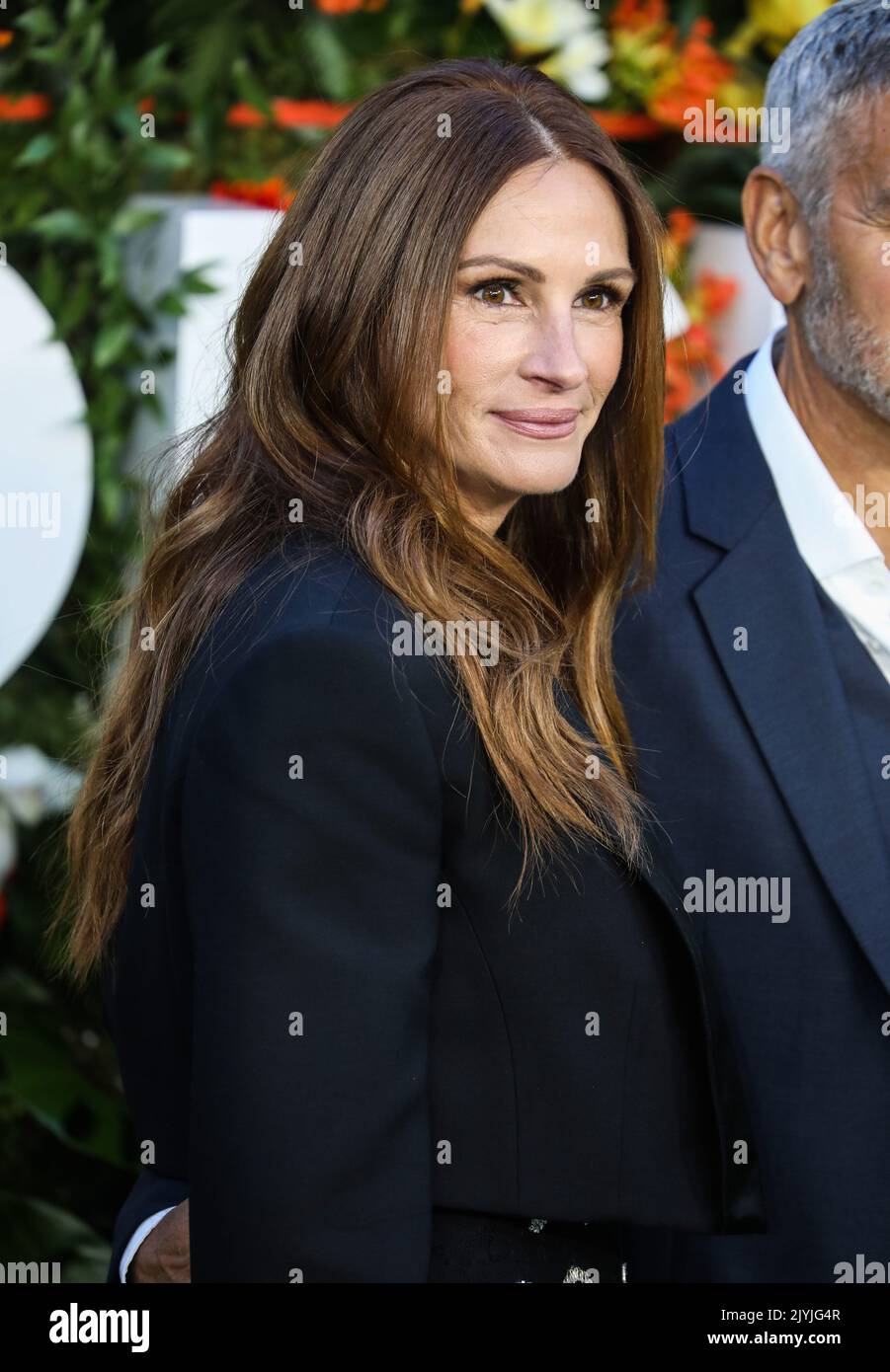 Julia Roberts attends the world premiere of Ticket To Paradise at Odeon Luxe Leicester Square in ...