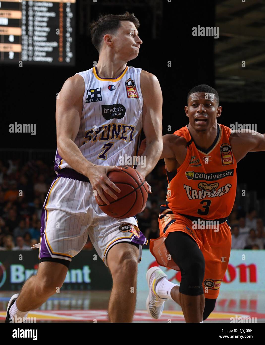 Shaun Bruce of the Sydney Kings during the round 1 NBL match between ...