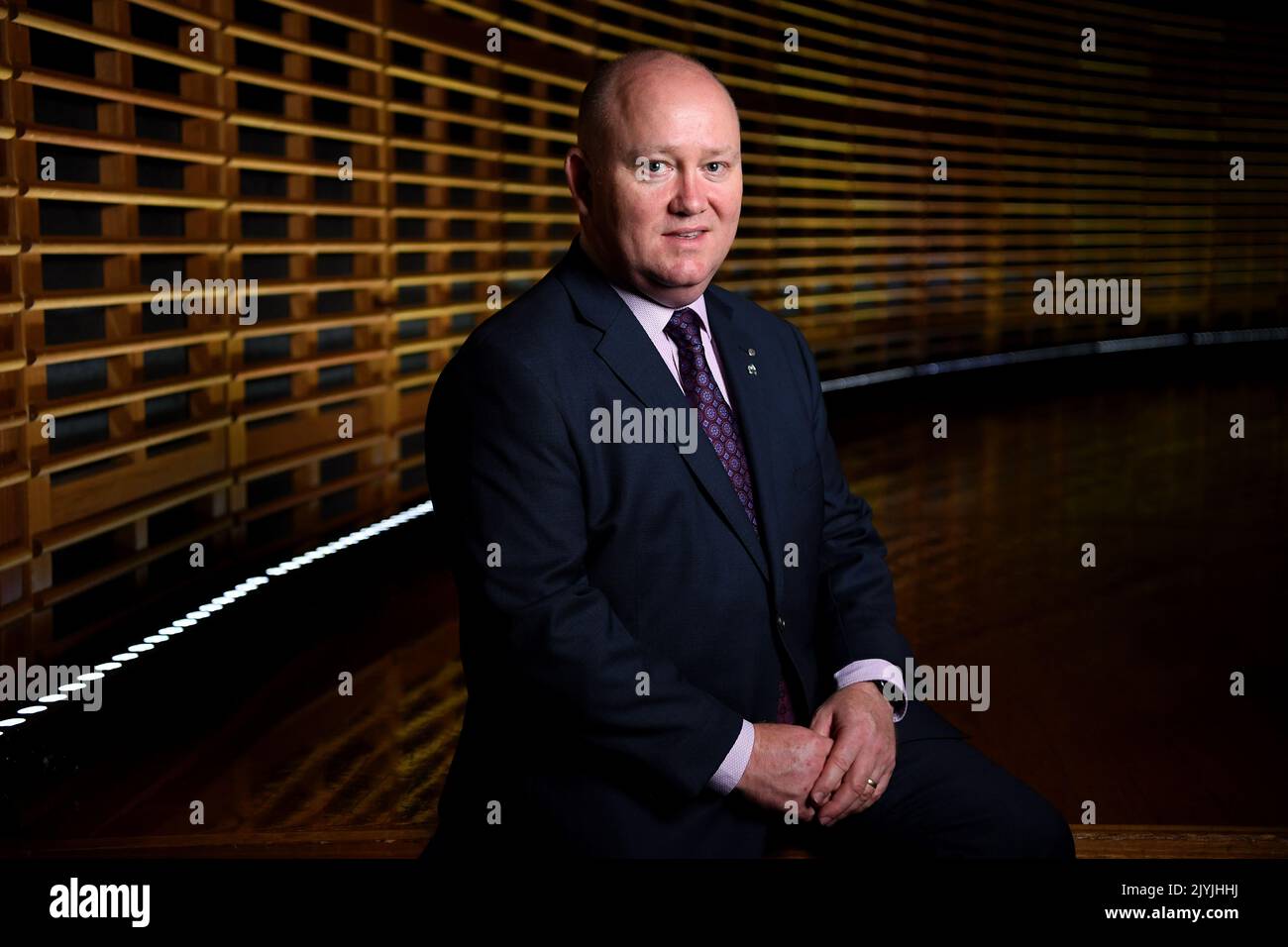 Resilience NSW Commissioner Shane Fitzsimmons poses for a photo ...
