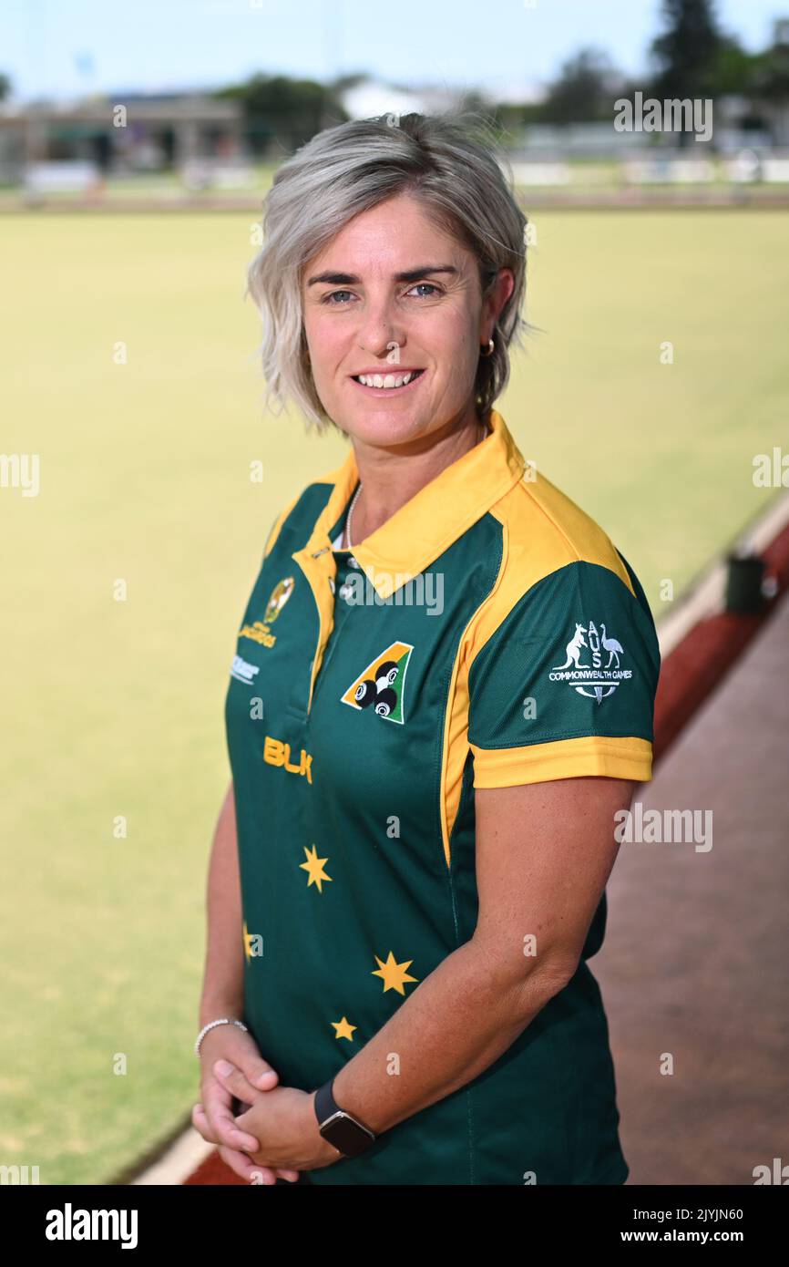 Four time world champion Karen Murphy poses for a portrait at Warilla ...