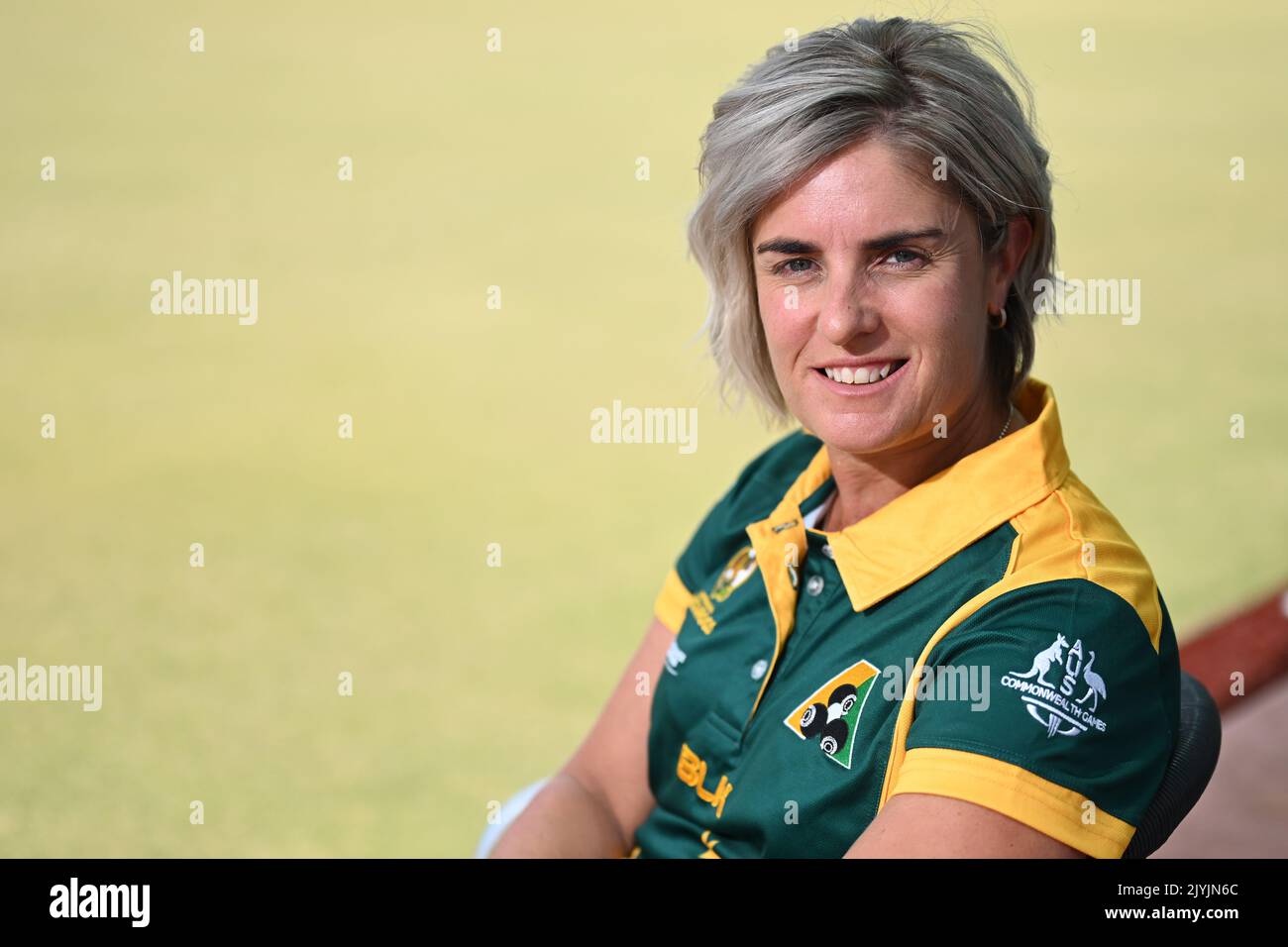 Four time world champion Karen Murphy poses for a portrait at Warilla ...