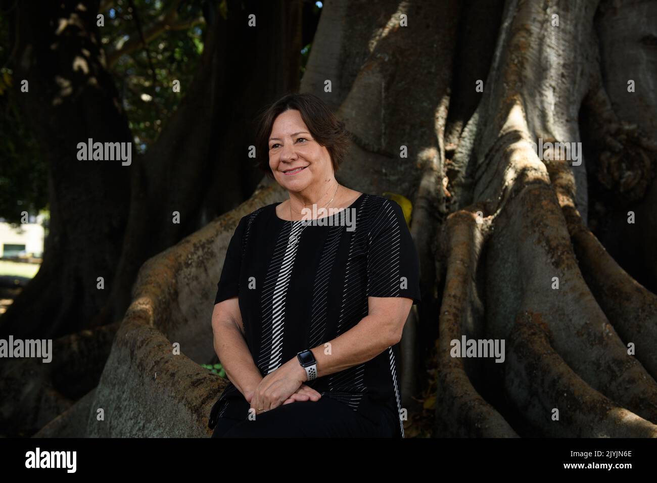 Former National Children’s Commissioner Megan Mitchell poses for a ...