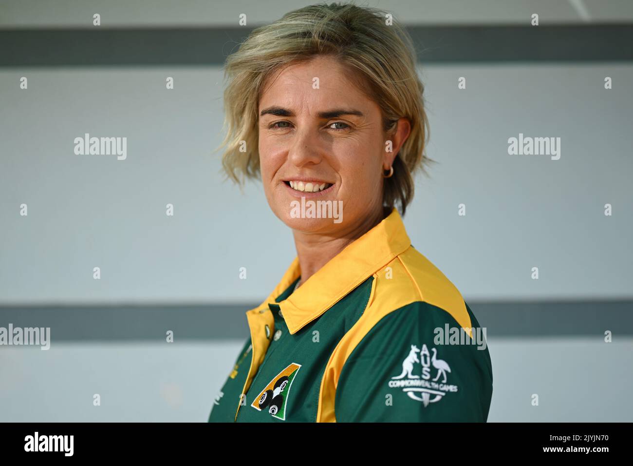 Four time world champion Karen Murphy poses for a portrait at Warilla ...