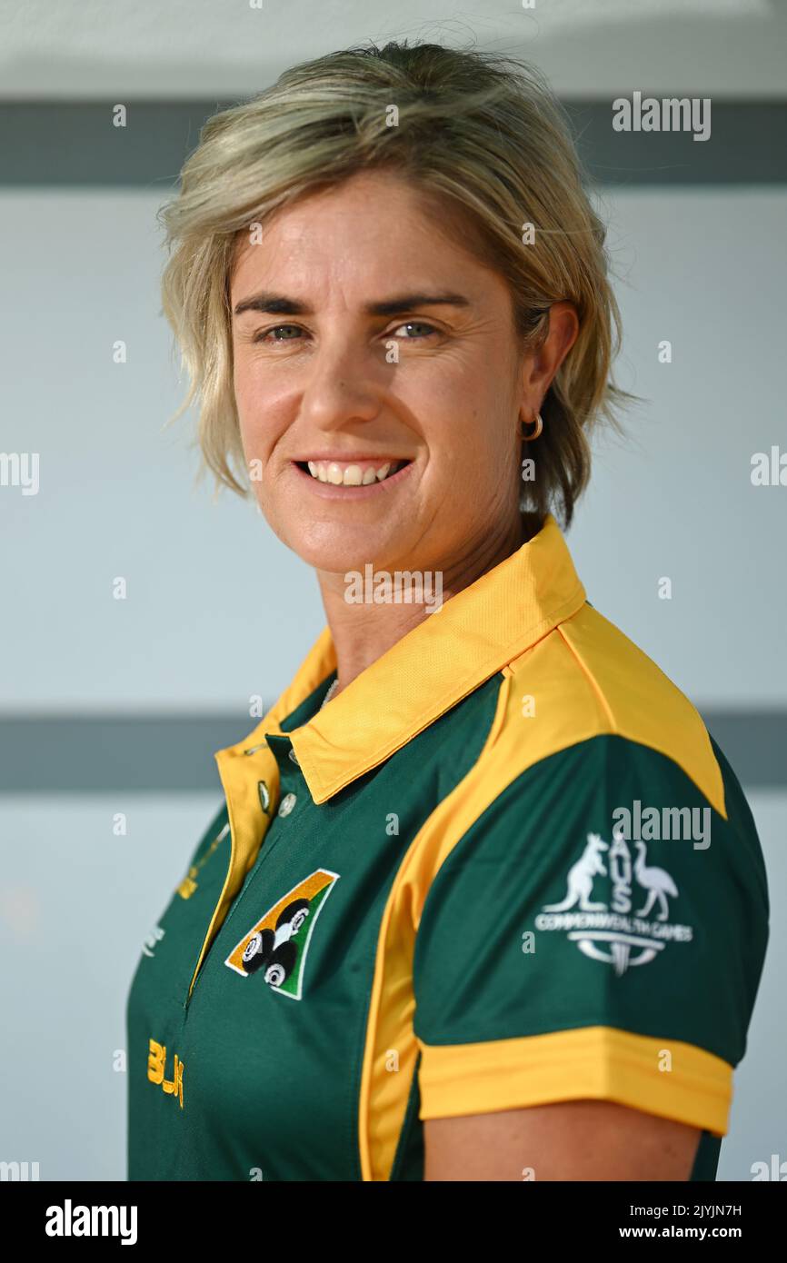 Four time world champion Karen Murphy poses for a portrait at Warilla ...