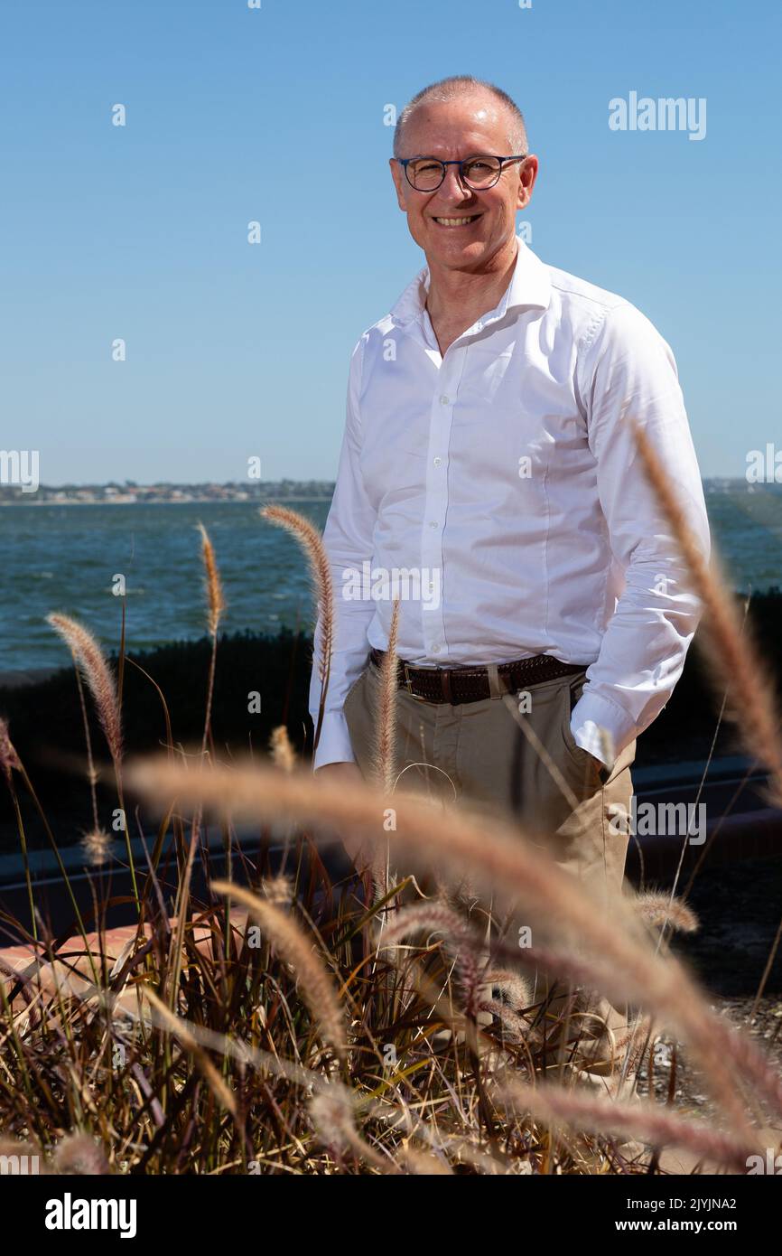 Former South Australian premier Jay Weatherill poses for a portrait in ...