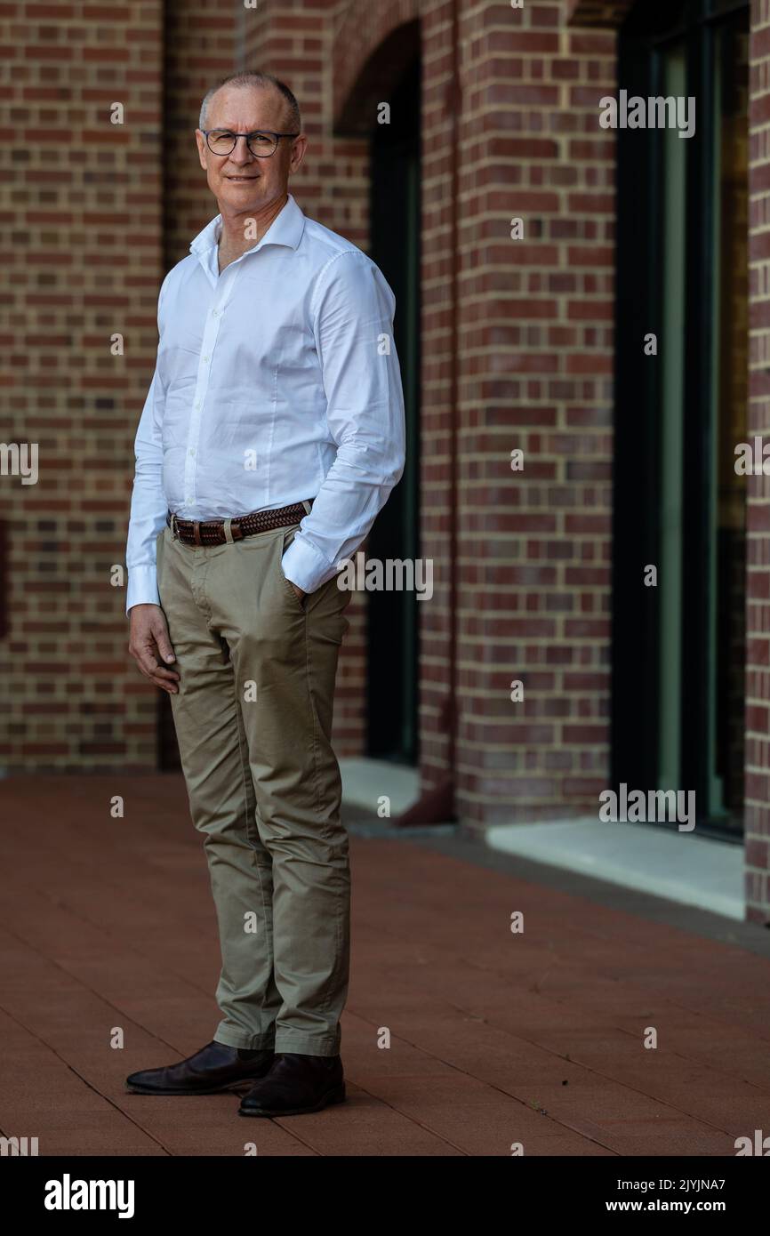 Former South Australian premier Jay Weatherill poses for a portrait in ...