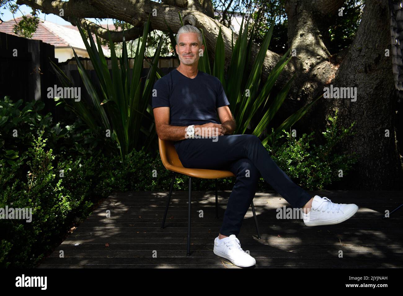 Craig Foster poses for a photograph, in Sydney, Friday, January 22 ...