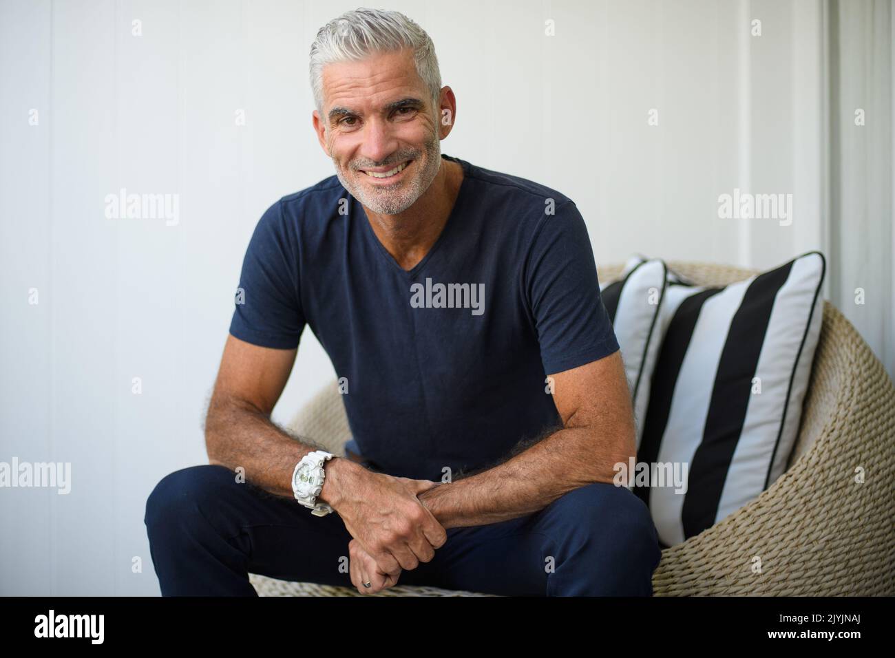 Craig Foster poses for a photograph, in Sydney, Friday, January 22 ...