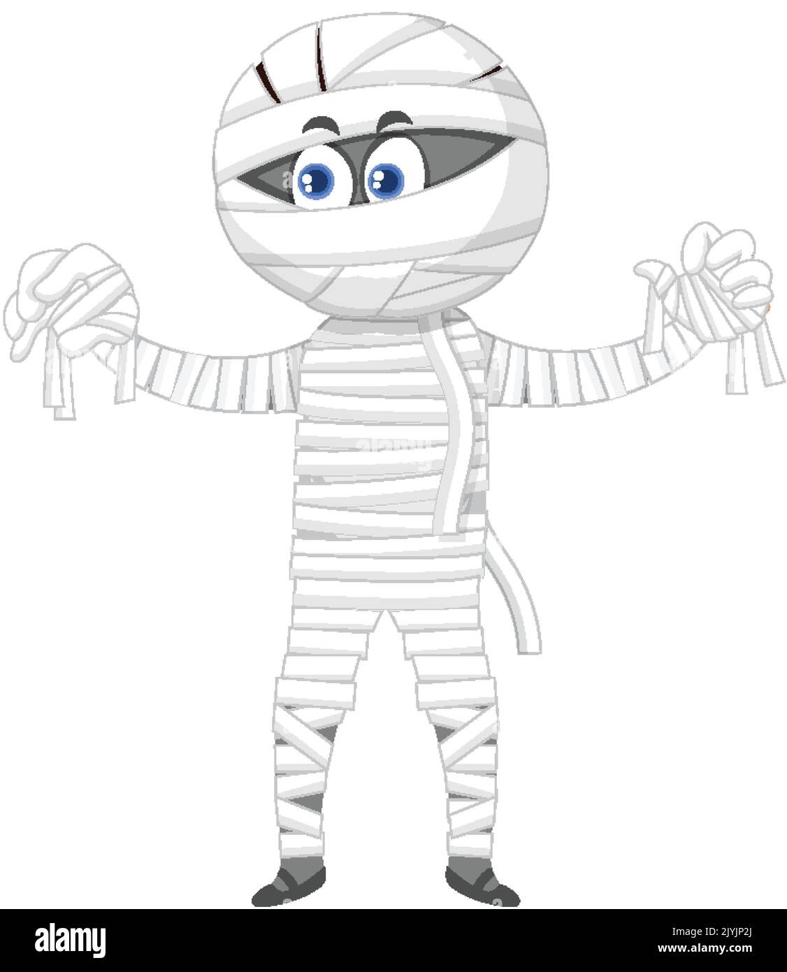 Mummy kid cartoon character illustration Stock Vector Image & Art - Alamy