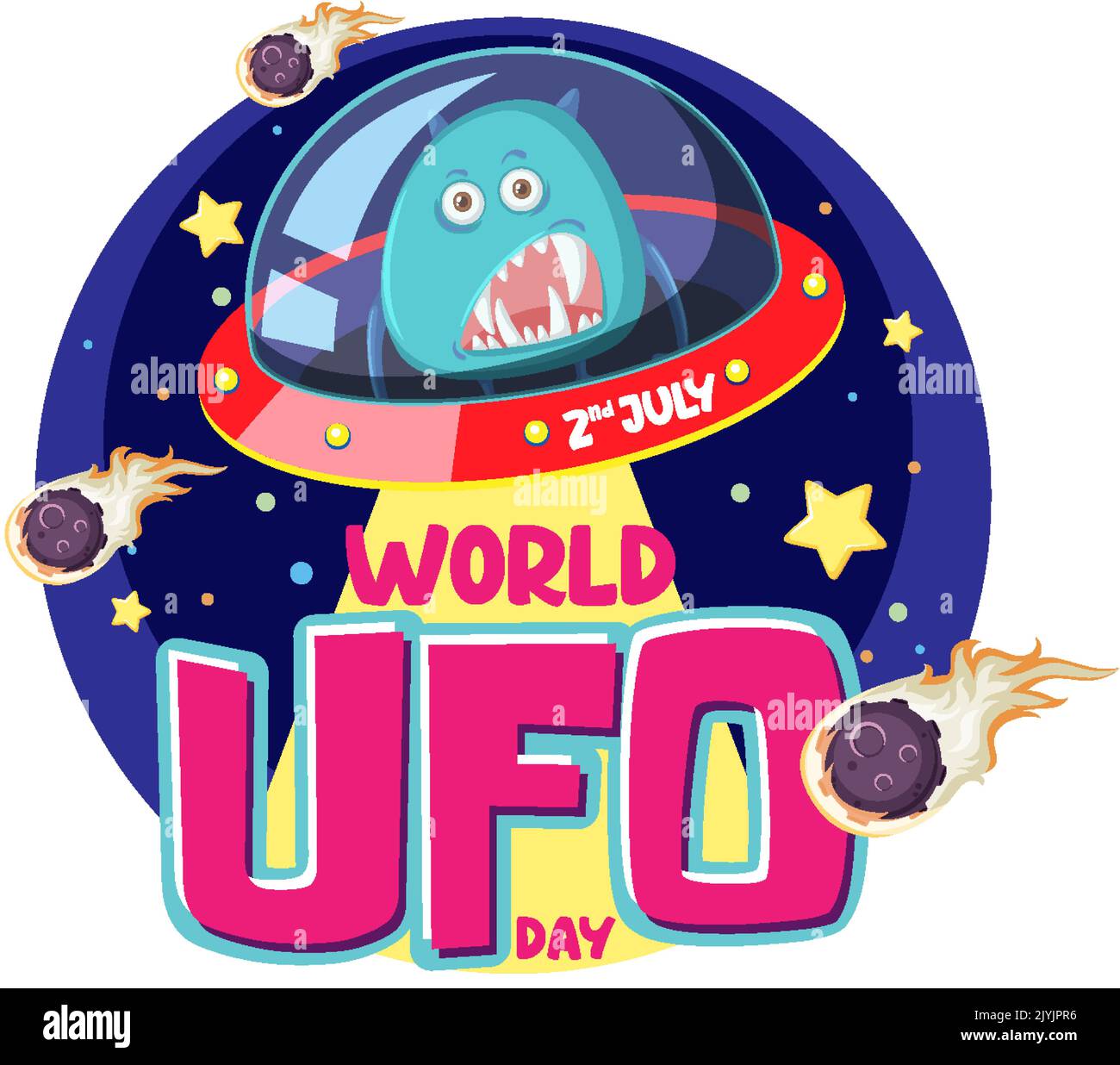 World ufo day banner hi-res stock photography and images - Alamy