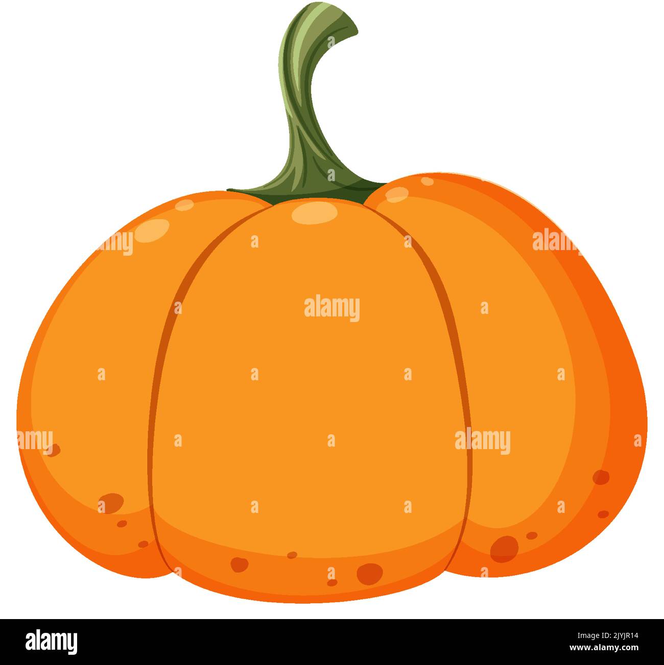 Isolated pumpkin in cartoon style illustration Stock Vector Image & Art ...