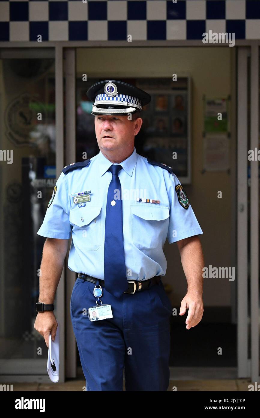 Detective Superintendent Tony Cooke arrives to speak to media at ...