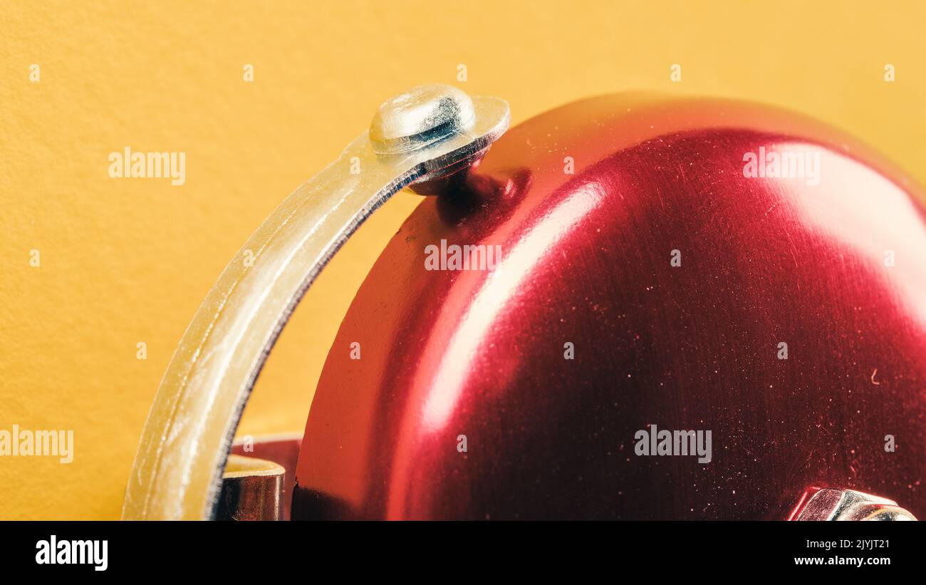 Red School Bell. Back to school concept Stock Photo - Alamy