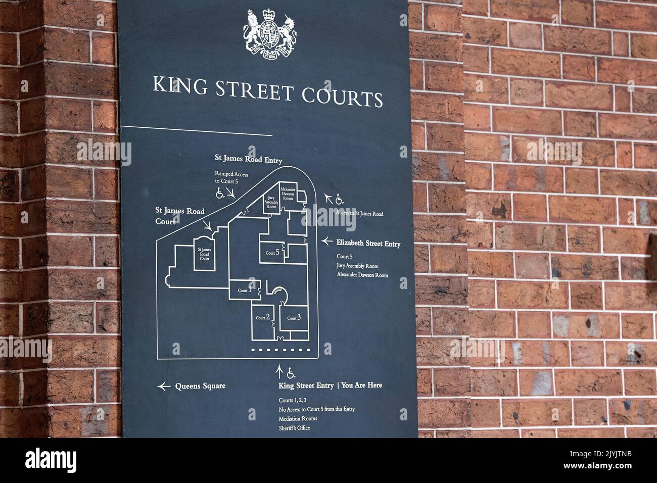 General signage of the King St Supreme Courts of New South Wales ...