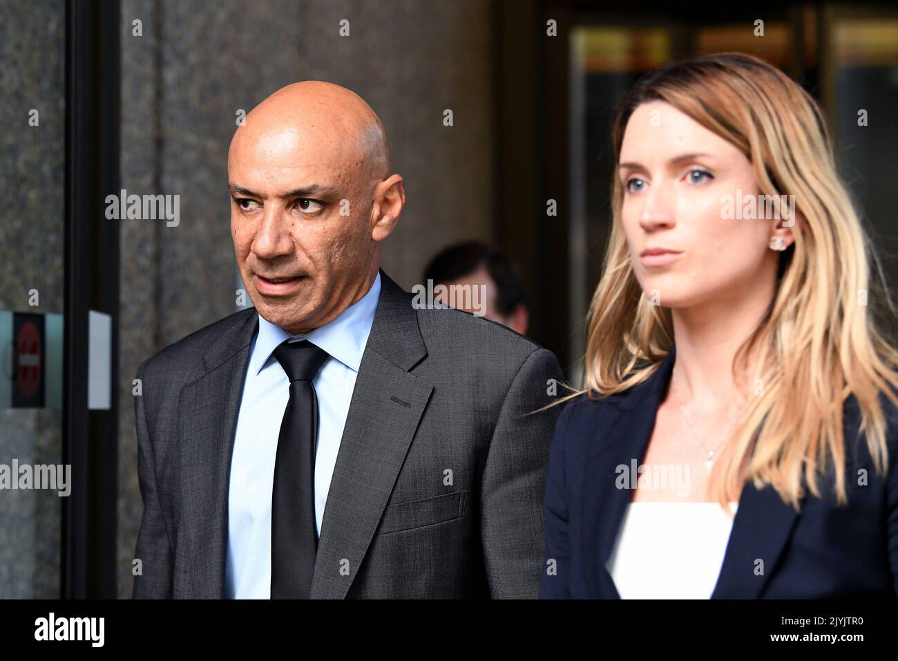 Moses Obeid is seen leaving the Supreme Court of New South Wales ...